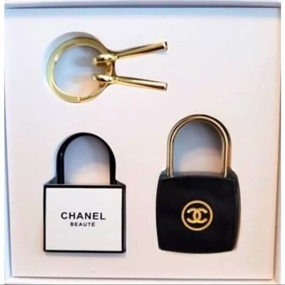 CHANEL | Accessories | Chanel Padlock Lock Key Set Rare Counter Bag ...